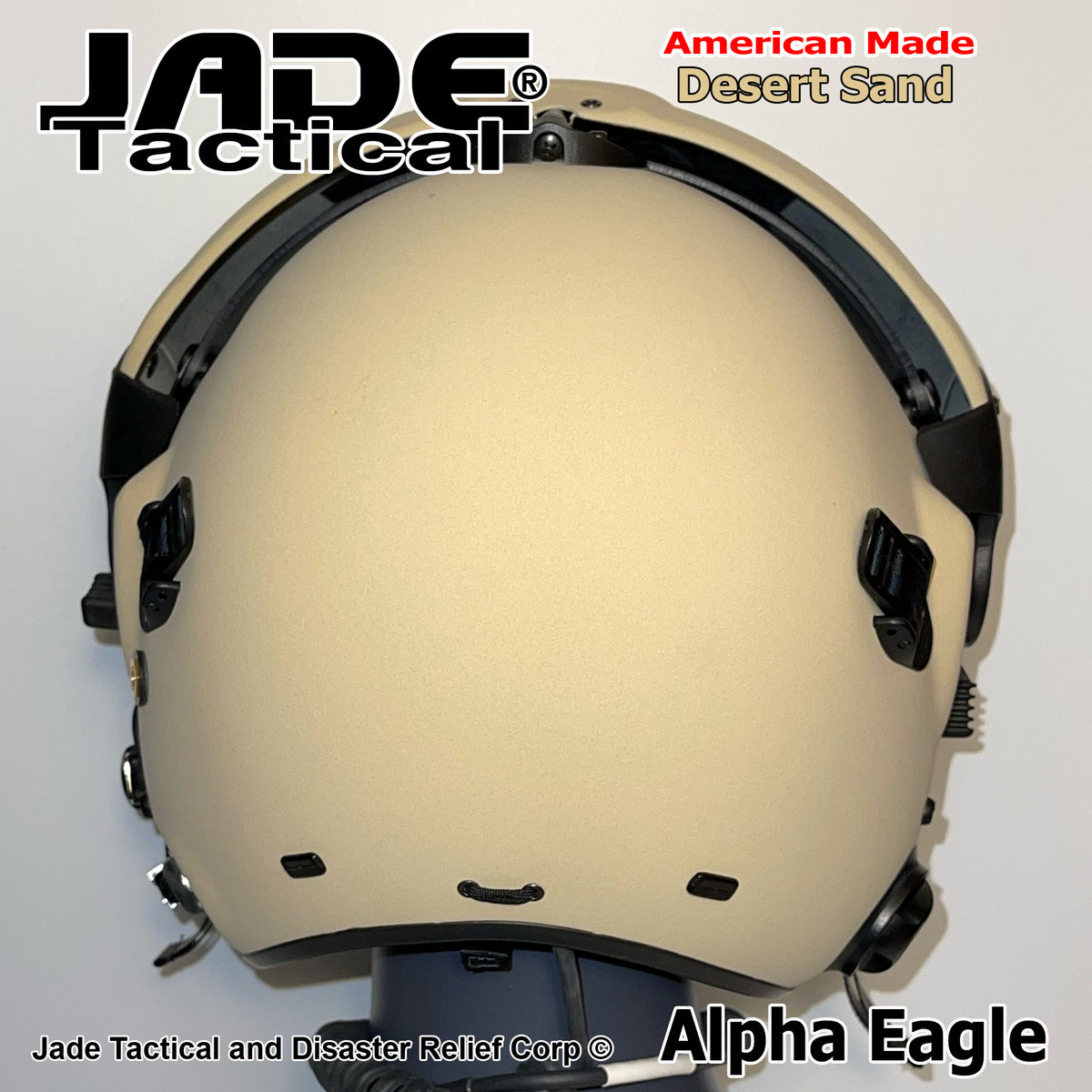 Alpha Eagle Desert Sand Helicopter Flight Helmet – Jade Tactical