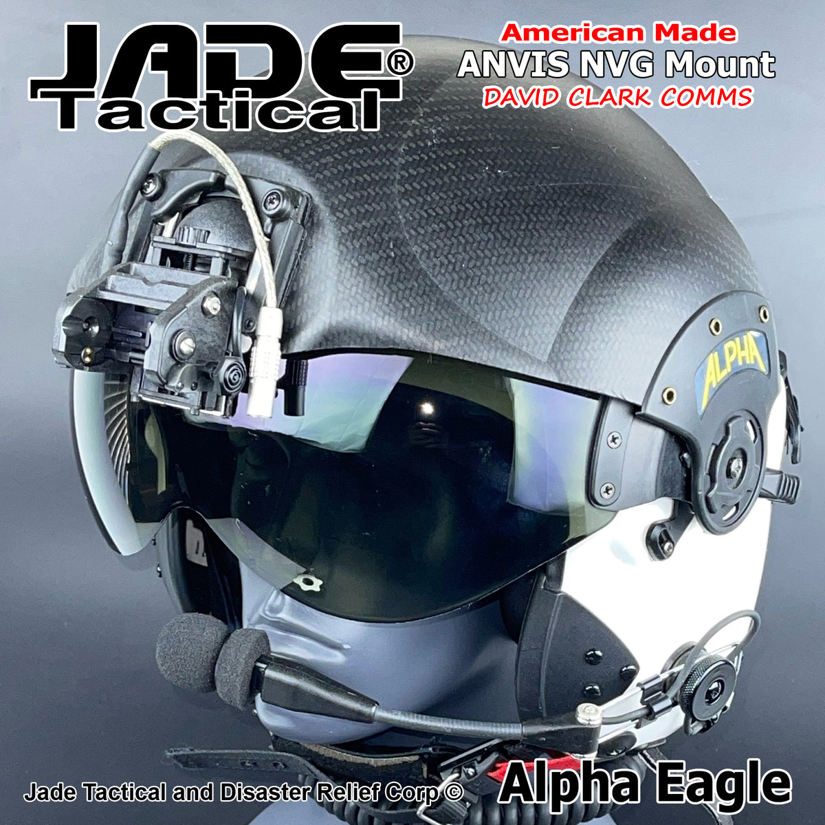 Alpha Eagle White Helicopter Flight Helmet – Jade Tactical