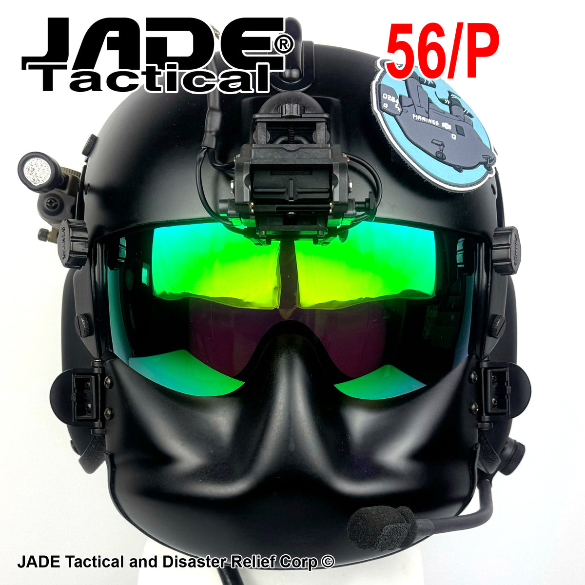 HGU-GENTEX USA 56/P Helicopter Flight Helmet Loaded – Jade Tactical
